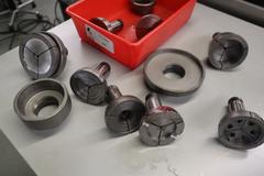 Machines Used | Hardinge 5C Step Collets And Rings- Assorted