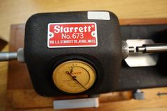 Machines Used | Starrett No. 673 Super Micrometer with Original Wood Box
