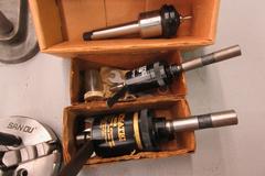 Machines Used | Assorted Tapping Heads, Indicators Stands, 3-Jaw Chuck ...