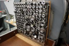 Machines Used | 5C Collets on Divider Rack w Stand