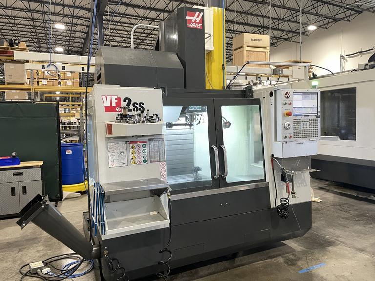 Haas VF-2SS Vertical Machining Center, Renishaw WIPS Probing System, 30 ...