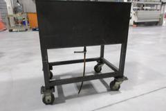 Machines Used | Rolling Steel Chip Collection Bin With Drain