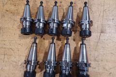 Machines Used | Cat 40 Tool Holders, ER32 Collet Type, (9)
