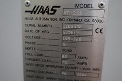 Haas VF-2SS Vertical Machining Center | Machines Used