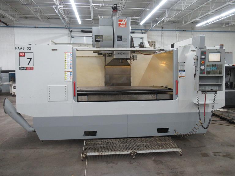 Haas VF-7D/40 CNC Vertical Machining Center, 24 Station Side Mount ATC ...