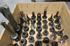 Machines Used | CAT50 Tool Holders in Wood Crate, Various Brands and ...