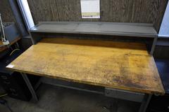 Machines Used | Equipto Maple Top Work Bench w Drawer, Upper and Lower ...