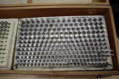 Machines Used | Pin and Gauge Block Set in Wood Box