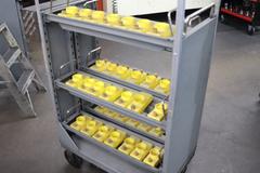 Machines Used | Equipto 40 Taper Tool Holder Cart