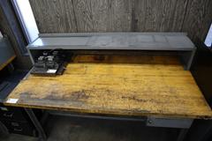 Machines Used | Equipto Maple Top Work Bench w Drawer, Upper and Lower ...