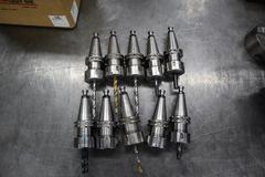 Machines Used | Cat 40 Taper Tool Holders (10) Pioneer TG-100 Colllet ...