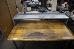 Machines Used | Equipto Maple Top Work Bench w Upper Shelf