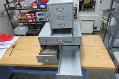 Machines Used | Benchtop Metal Sliding Drawer Cabinets, (2) 3 Drawer ...