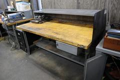 Machines Used | Equipto Maple Top Work Bench w Drawer, Upper and Lower ...
