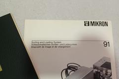 Machines Used | Mikron 122 Tailstocks; Mikron System 91 Loader Parts ...