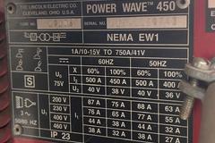 Machines Used | Lincoln Power Wave 450 Welder with Lincoln Synergic 7 ...