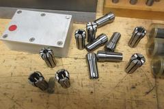 Machines Used | Lathe Tooling, Various DA 200 Collets and (3x) 5/8 ...