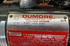 Machines Used | DuMore 5-021 1.2HP Tool Post Grinder, 15,500 No Load ...