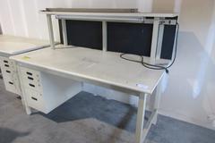 Machines Used | 2 Steel Workbenches with Laminate Tops, 4 Drawers, and ...