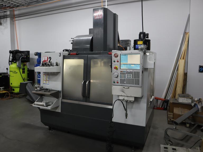 Haas VM-2 CNC Vertical Machining Center, 30" x 30" x 20", Probing, Thru ...