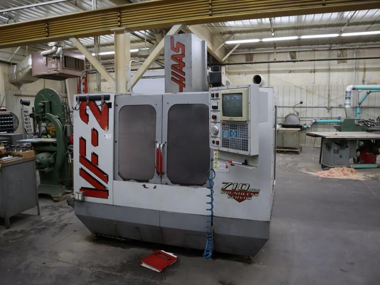 Machines Used | Haas VF-2 CNC Vertical Machining Center, 30" x 16" x 20 ...