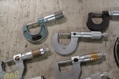 Machines Used | Assorted Micrometers from 0-1" to 4-5", Various Makes