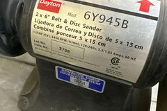 Machines Used | Dayton 2" x 6" Belt/Disc Combination Sander