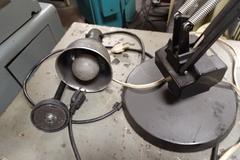 Machines Used | Articulating Magnifying Shop Light