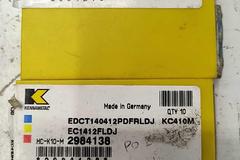 Machines Used | Insert Type End Mills, Face Mills; Inserts