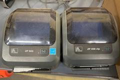 Machines Used | Zebra Label Printers with Rolls of Label Stock