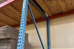 Machines Used | (2) Sections of Teardrop Pallet Racking Consisting of ...
