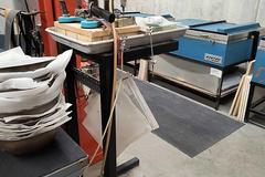 Machines Used | CRL Portable Glass Drilling Machine Mounted On Metal Stand