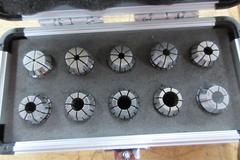 Machines Used | HAAS ER16 Collet Set W/ Wrench and Plastic Case