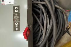 Machines Used | GE Heavy Duty Safety Switch and Coils of Wire