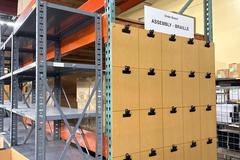 Machines Used | Tear Drop Style Pallet Racking (1) Section, (2) 10 ...