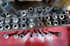 Machines Used | Assorted R8 Collets, Endmill Holders & (1) Shell Mill