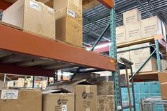 Machines Used | Tear Drop Style Pallet Racking (1) Section, (2) 10 ...