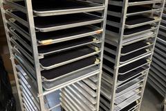 Machines Used | Rolling Speed Rack with Sheet Pans, (2).