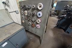 Machines Used | A-Frame Wood Grinding Wheel Rack with Assorted Grinding ...