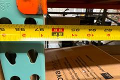 Machines Used | (3) Sections of Teardrop Pallet Racking Consisting of ...