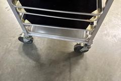 Machines Used | Rolling Speed Rack with Sheet Pans and Cover