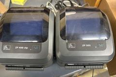 Machines Used | Zebra Label Printers, (2) with Label Rolls