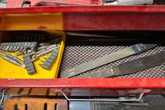 Machines Used | Hand Tool Assortment with Tool Boxes: Wrenches, Pliers ...