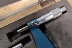 Machines Used | 6 to 12" Interchangeable Anvil Micrometer with Ratchet ...