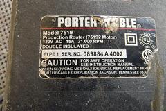 Machines Used | Porter-Cable Router Motors