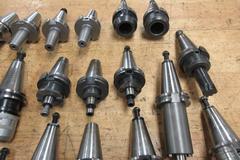 Machines Used | Cat 40 Tool Holders: Milling Chucks, End Mill Type ...