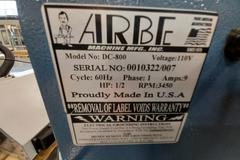 Machines Used | Arbe DC-800 Filter Type Dust Collector on Mobile Base ...