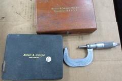 Machines Used | Brown & Sharp 1-2" Vernier Micrometer, 5" Precision ...