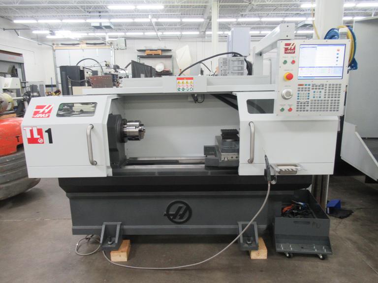 Haas TL-1 CNC Lathe with NextGen CNC Control, 1800 RPM Spindle, 8" 3-Jaw Chuck, 4 Station Turret