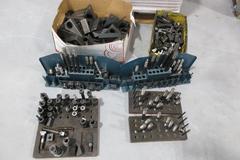 Machines Used | Large Lot of Clamp Down Hardware, Strap Clamps, Riser ...